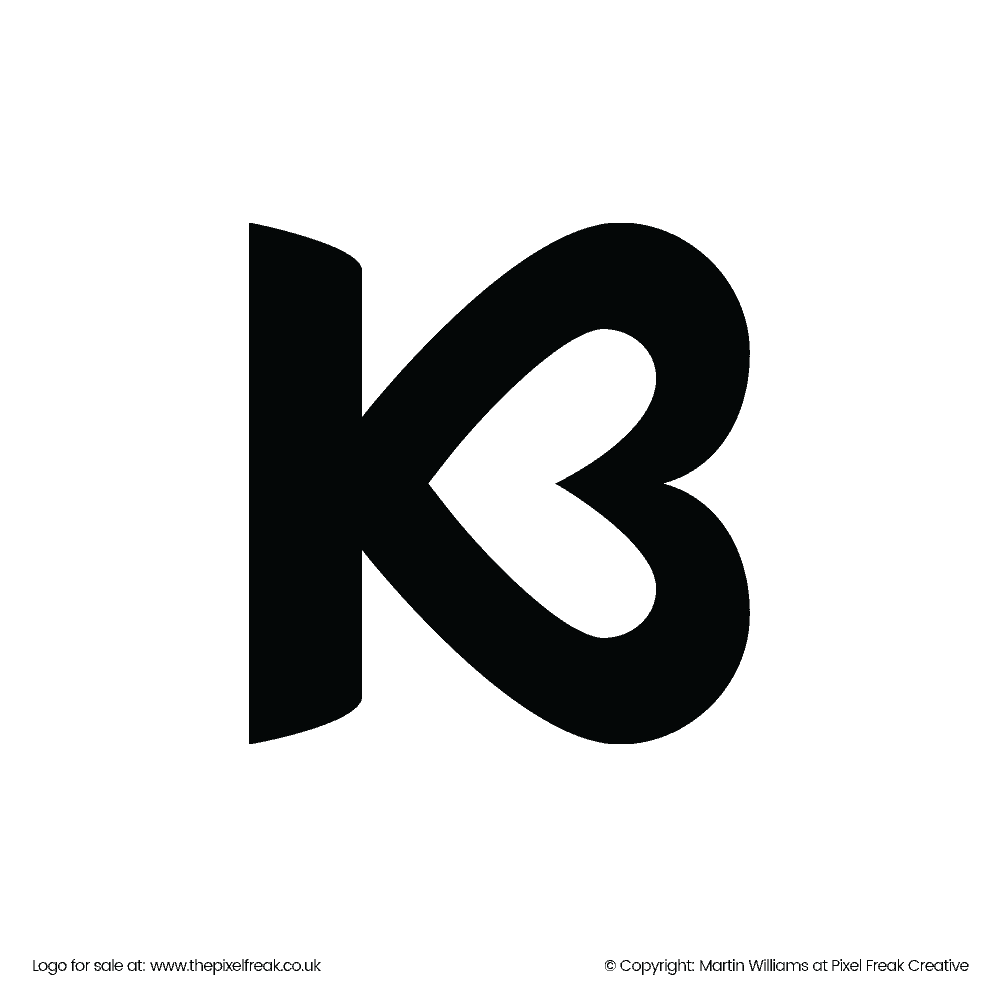 KB Logo For Sale Ready To Buy KB Heart Emblem