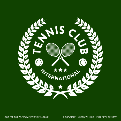 Tennis Club Logo for Sale | Classic Brand Mark