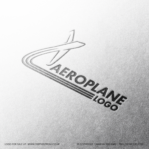 Aeroplane Logo Design For Sale | Modern Aircraft Brand Mark
